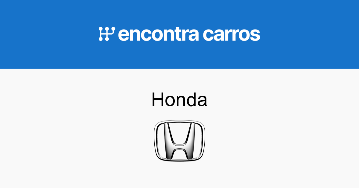 Carros Honda — Todos os Modelos e Preços | Encontra Carros