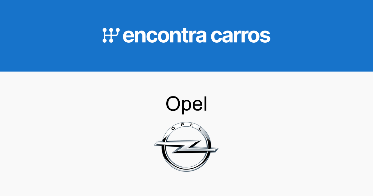Carros Opel — Todos os Modelos e Preços | Encontra Carros